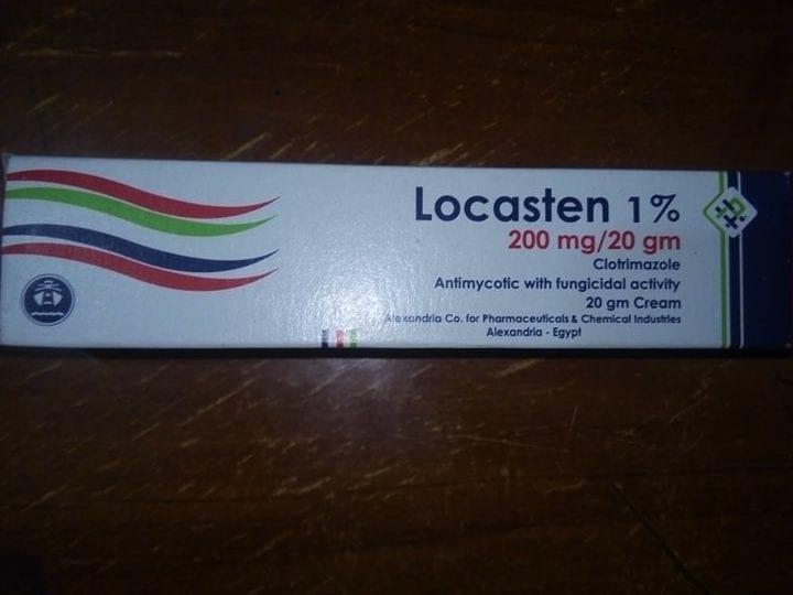 مرهم لوكاستن locasten لعلاج الفطريات الجلدية